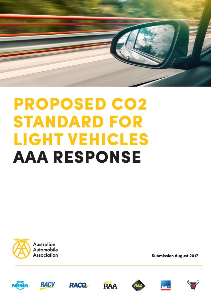 AAA response to proposed CO2 standard for light vehicles - August 2017 - Australian Automobile ...