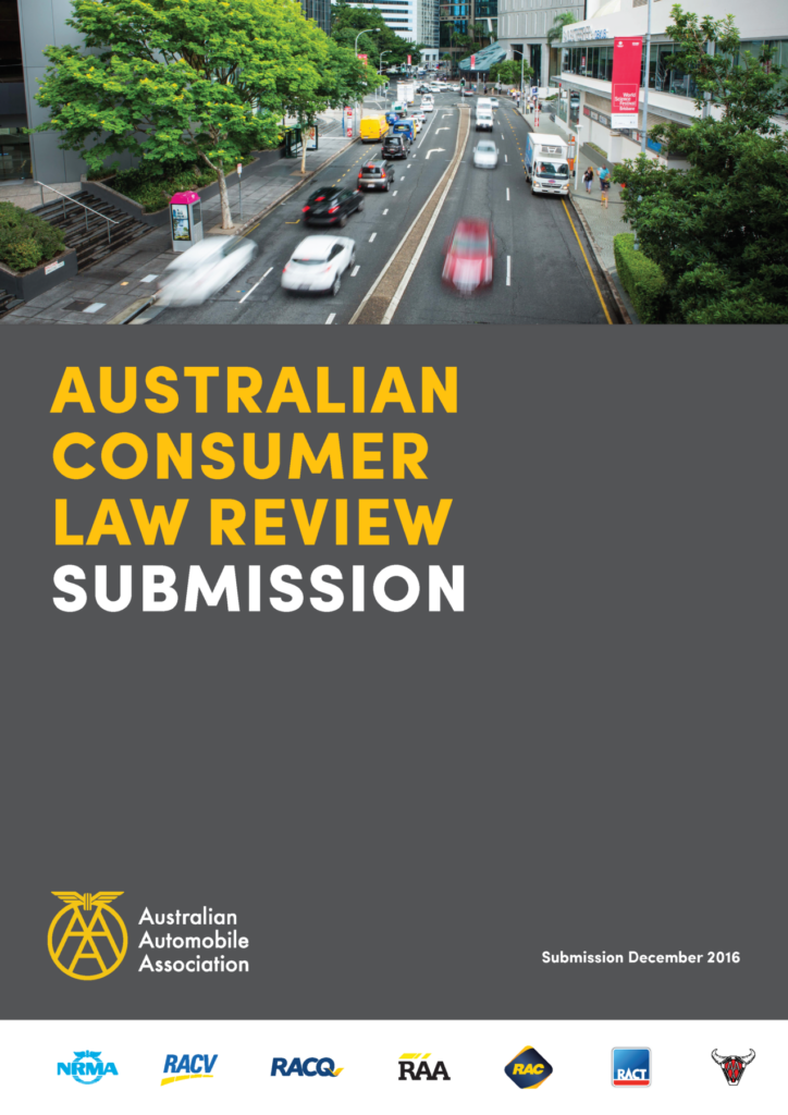 Australian Consumer Law Review Submission - Australian Automobile ...
