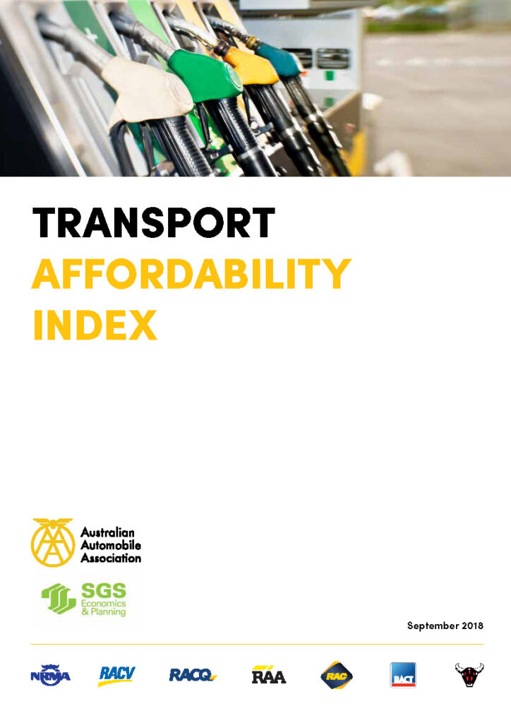 Transport Affordability Index - Australian Automobile Association