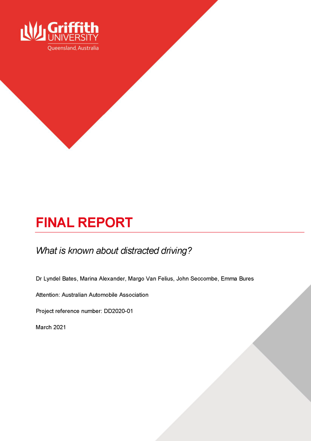 Distracted driving - Australian Automobile Association