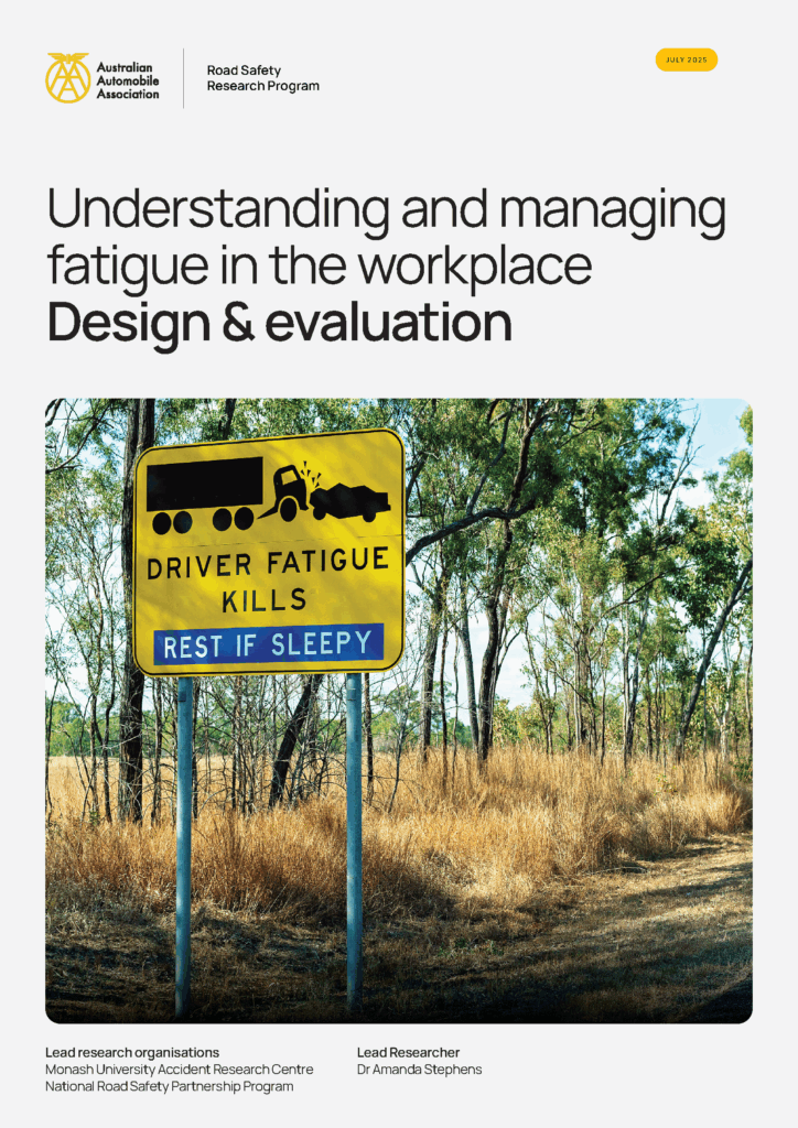 Design & evaluation: Understanding and managing fatigue in the ...