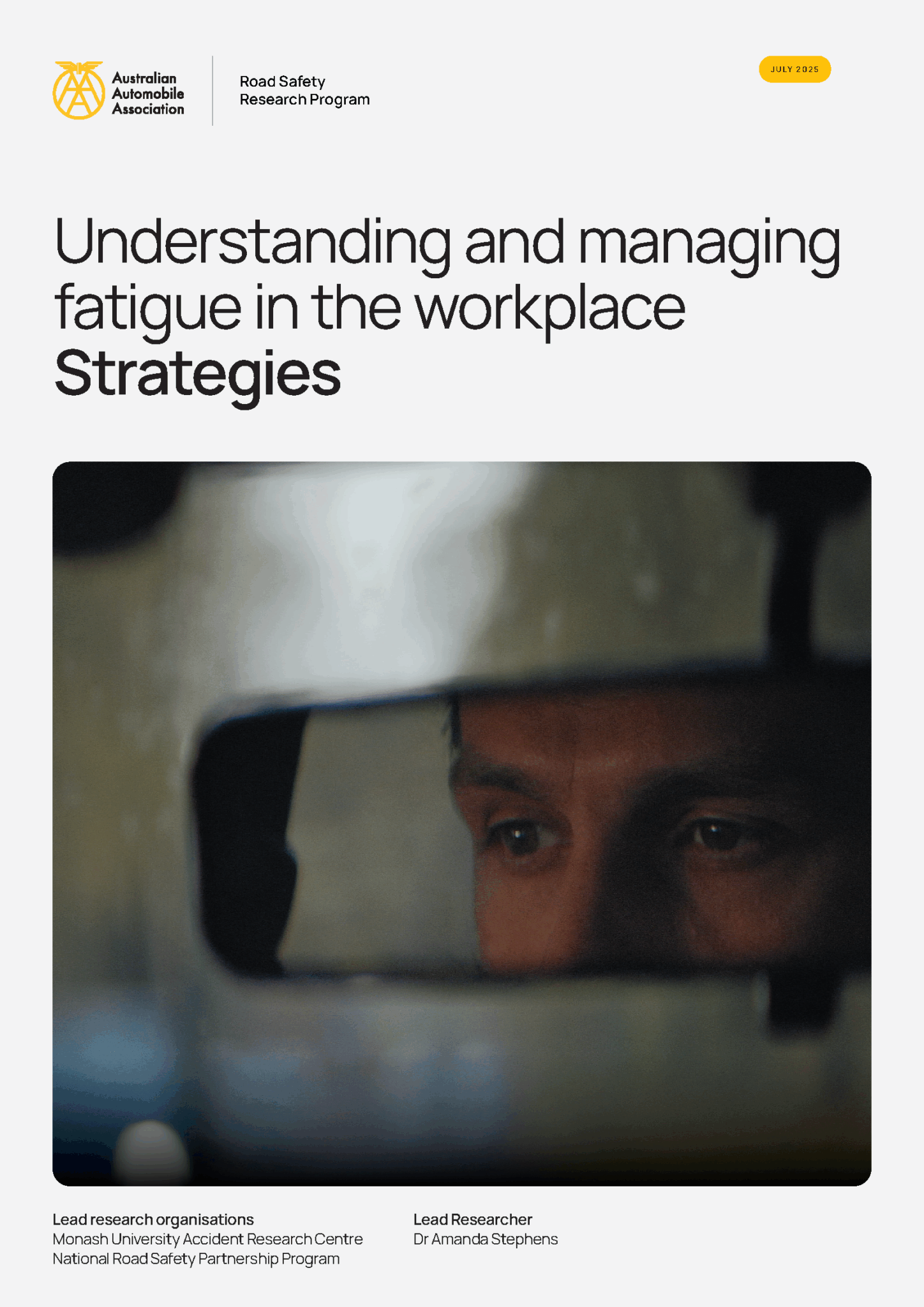 Strategies: Understanding and managing fatigue in the workplace ...